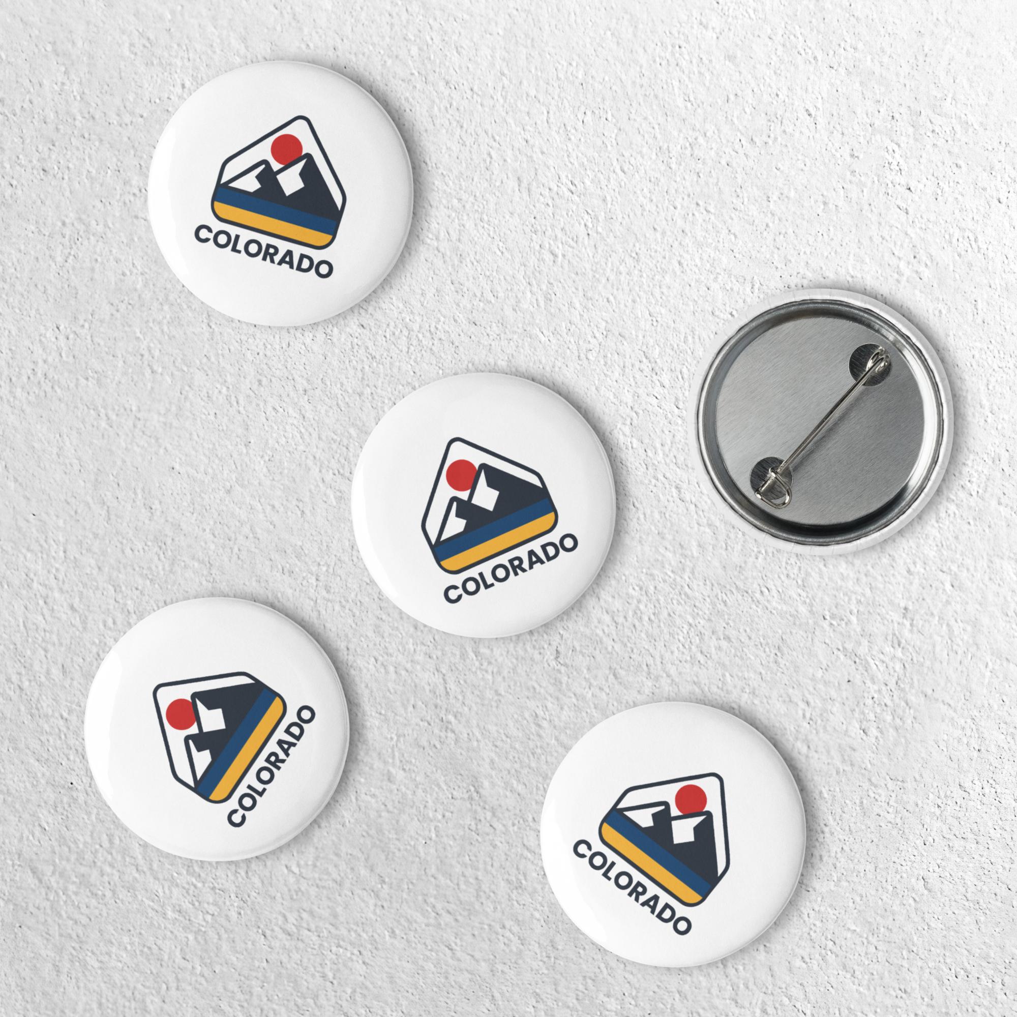 Colorado 2- Set of Pin Buttons - KidCity Guide